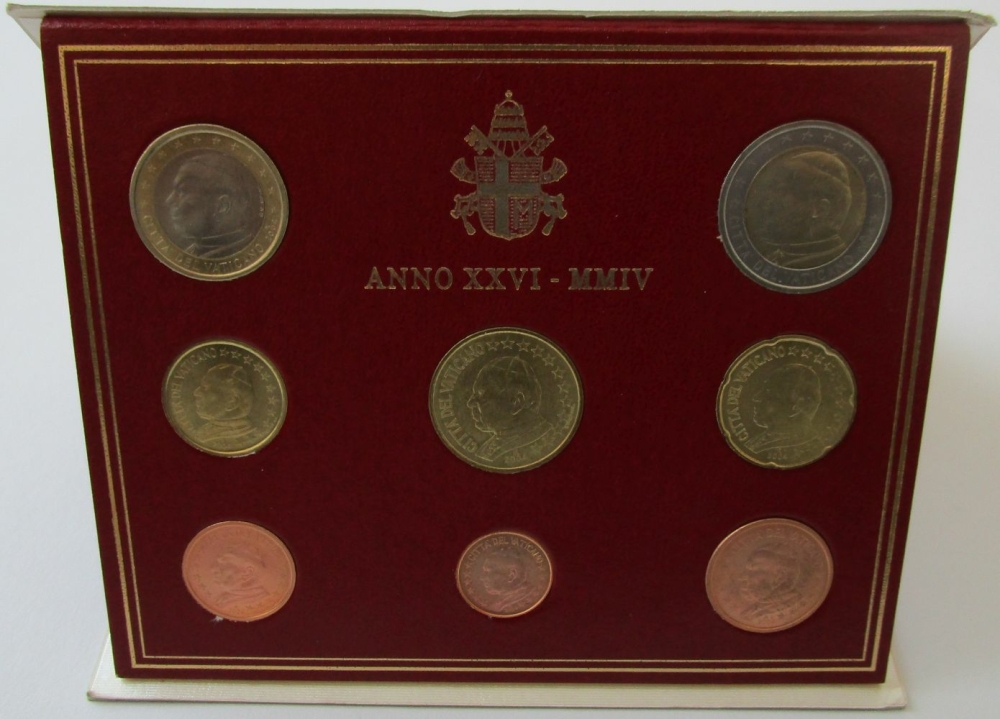 Vatican Coin Set 2004 - Mago-Muenzen, 129,00