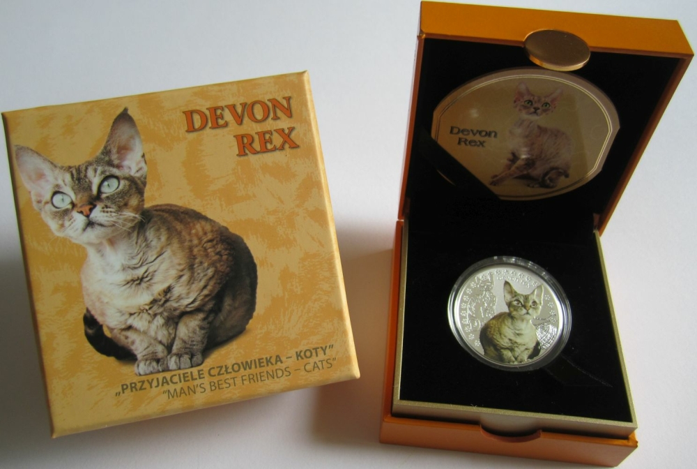 Niue 1 Dollar 2016 Man's Best Friends Cats Devon Rex Silver - Mago-Mu ...