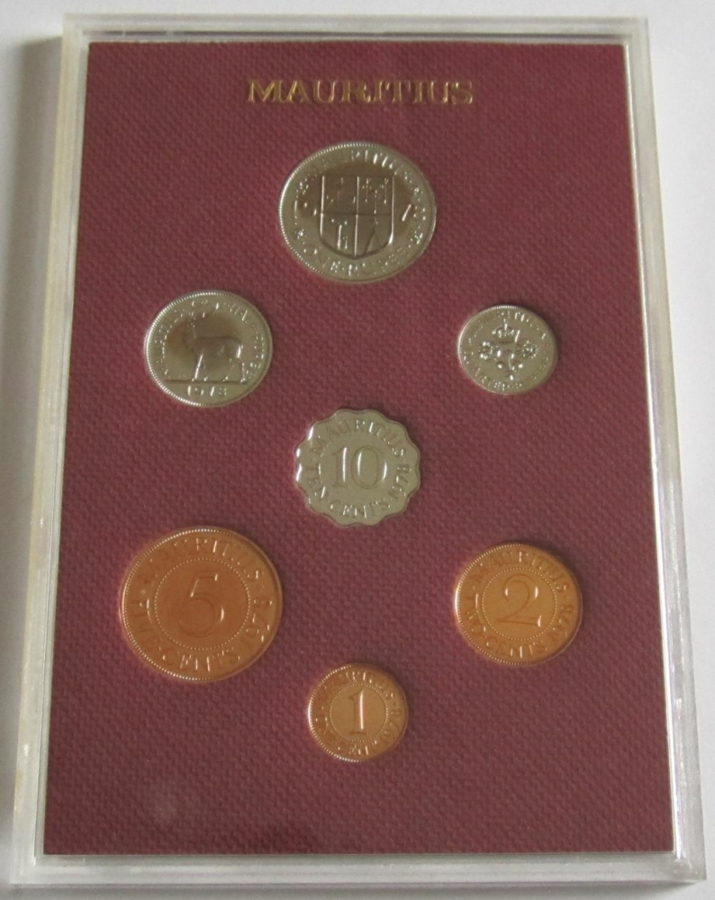 Mauritius Proof Coin Set 1978 - Mago-Muenzen, 25,00