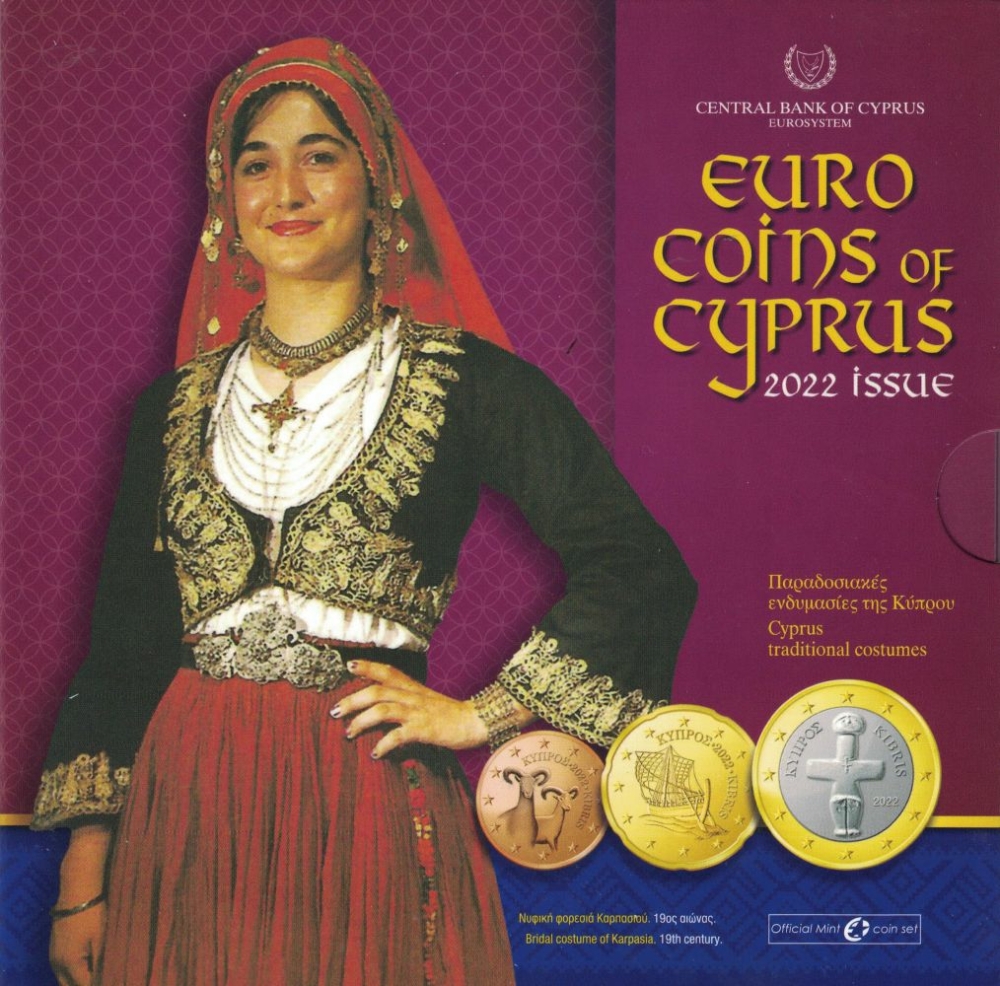 Cyprus Coin Set 2022 - Mago-Muenzen, 39,00