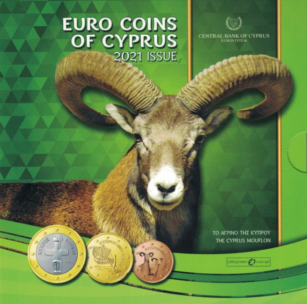 Cyprus Coin Set 2021 - Mago-Muenzen, 39,00