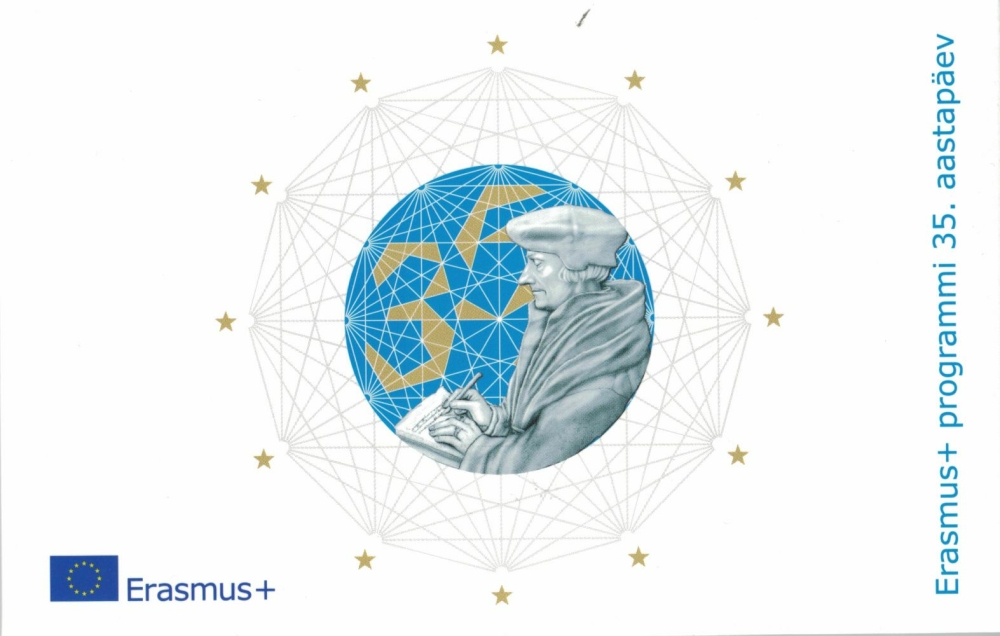 Estland 2 Euro 2022 35 Jahre Erasmus-Programm BU - Mago-Muenzen, 19,00