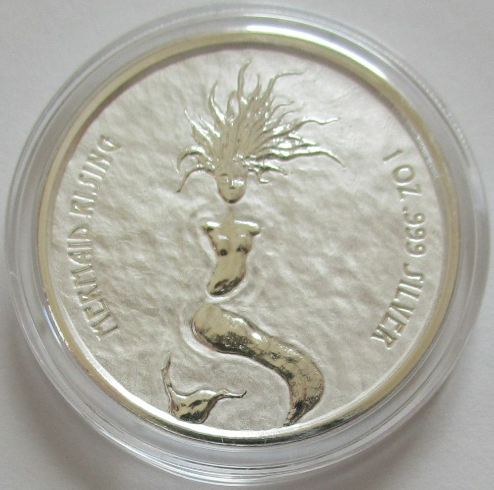 Fiji 1 Dollar 2018 Mermaid Rising - Mago-Muenzen, 69,00