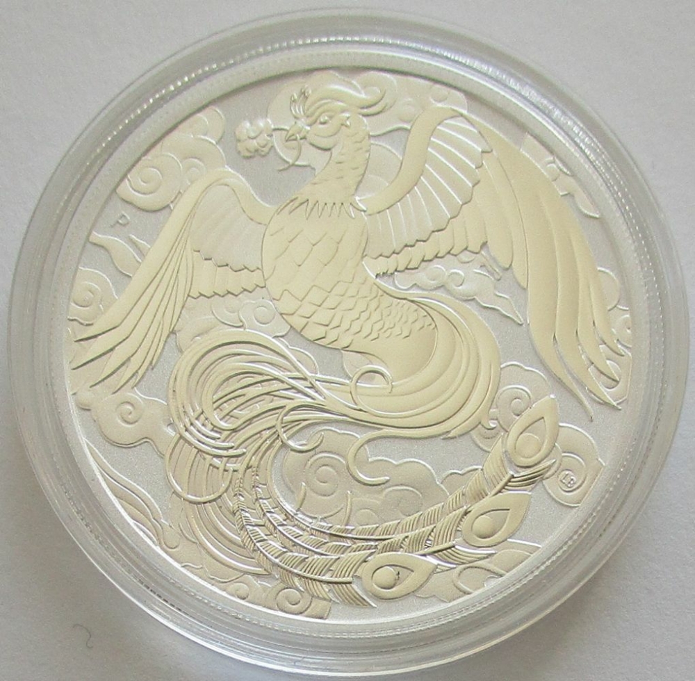 Australia 1 Dollar 2022 Chinese Myths & Legends Phoenix 1 Oz Silver ...