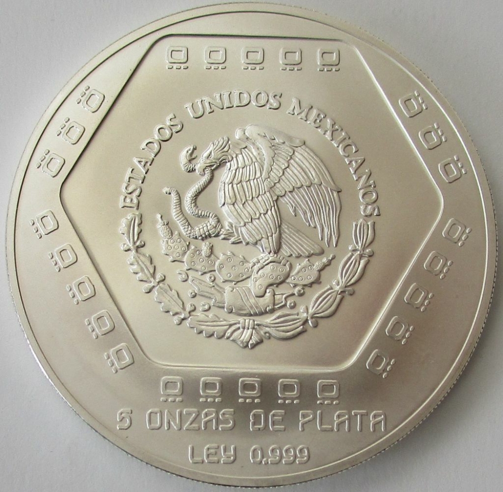 Mexico 10 Nuevos Pesos 1994 Pre-Columbian Era Piramide del Castillo 5 ...