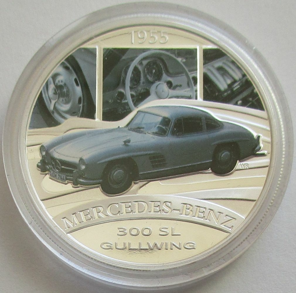 Tuvalu 1 Dollar 2006 Classic Cars Mercedes-Benz 300 SL Gullwing - Mag ...