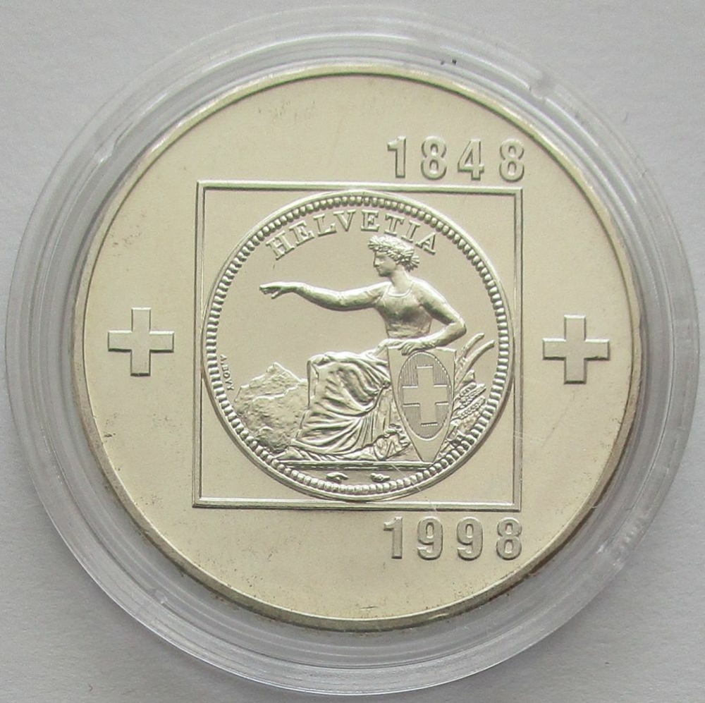 Schweiz 20 Franken 1998 150 Jahre Bundesstaat BU - Mago-Muenzen, 39,00