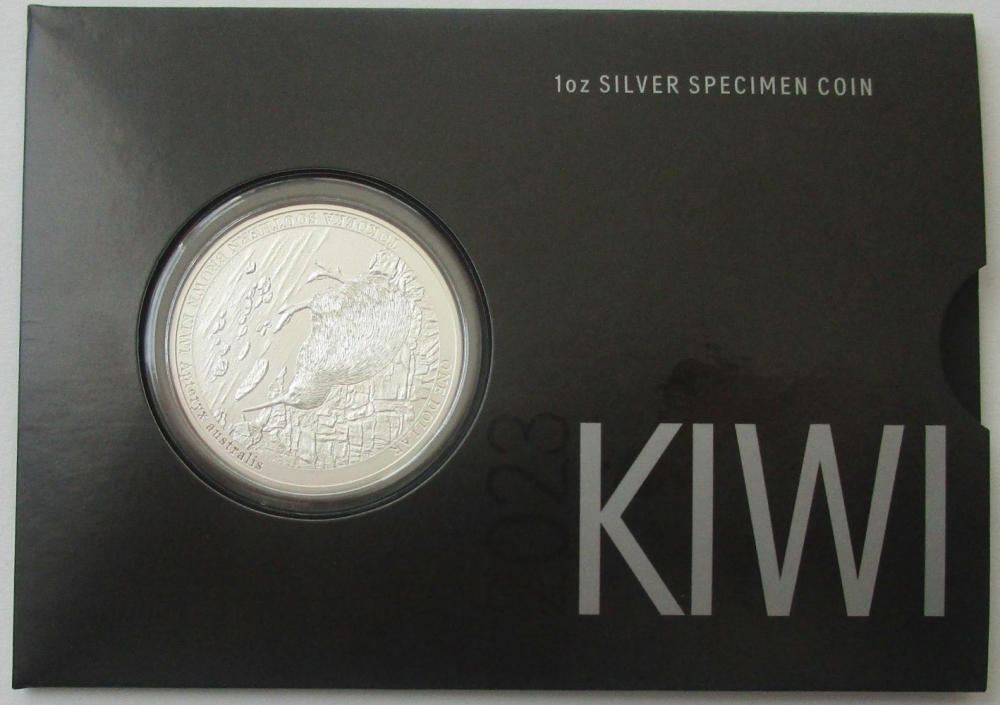 New Zealand 1 Dollar 2023 Kiwi 1 Oz Silver - Mago-Muenzen, 69,00