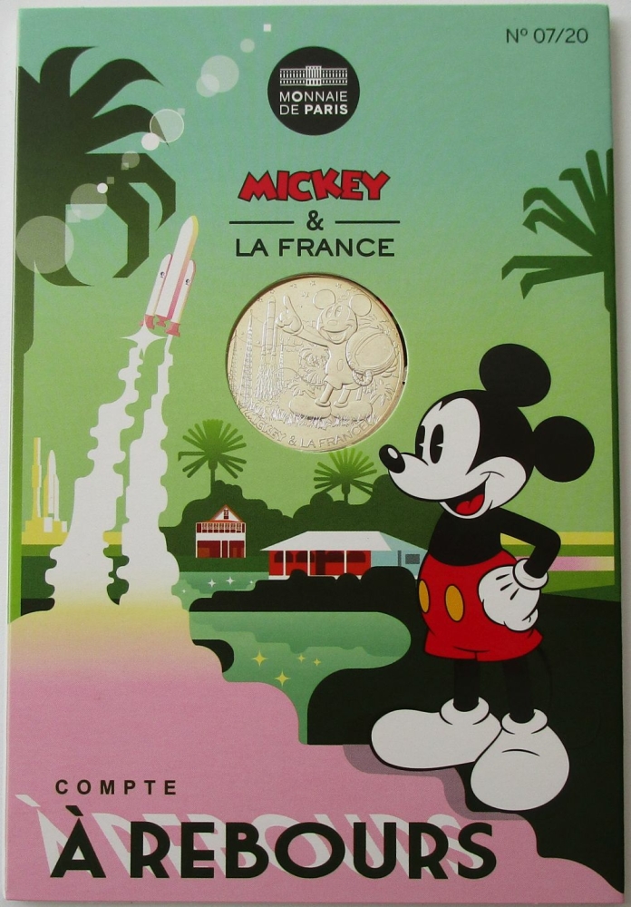 Frankreich 10 Euro 2018 Mickey Mouse Compte à Rebours - Mago-Muenzen ...