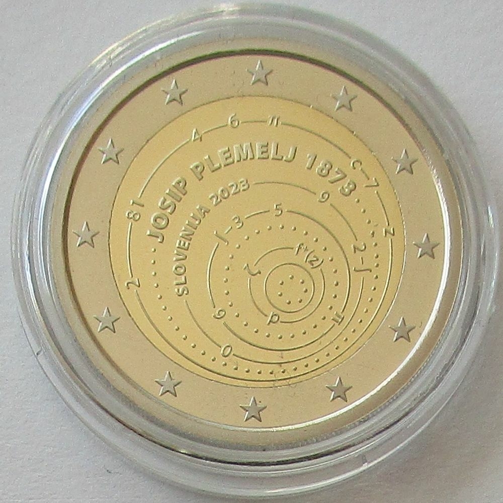 Slovenia 2 Euro 2023 Josip Plemelj Proof - Mago-Muenzen, 39,00