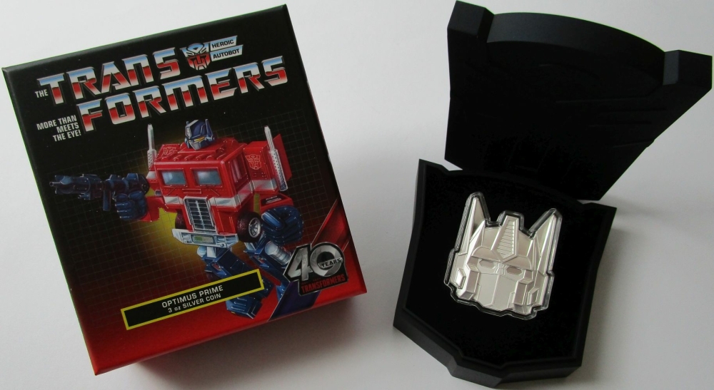 Niue 5 Dollars 2024 40 Jahre Transformers Optimus Prime - Mago-Muenze ...