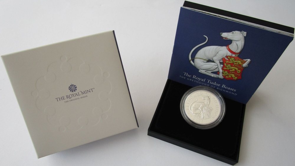 United Kingdom 2 Pounds 2025 Royal Tudor Beasts Greyhound of Richmond ...