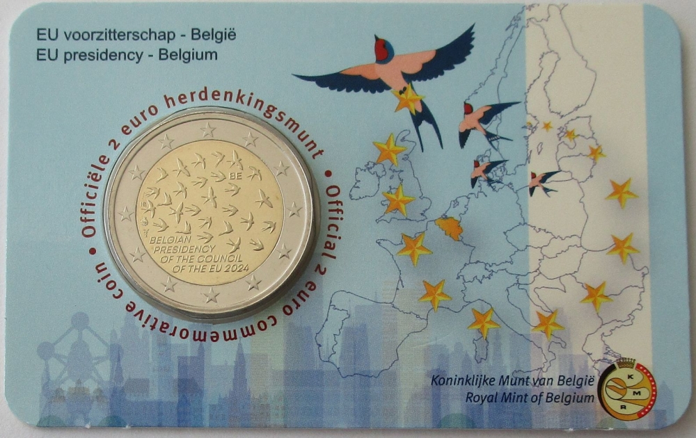 Belgium 2 Euro 2024 Council Presidency BU - Mago-Muenzen, 19,00