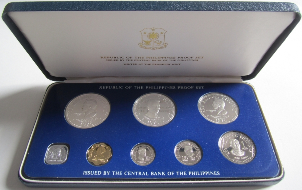 Philippines Proof Coin Set 1975 - Mago-Muenzen, 49,00