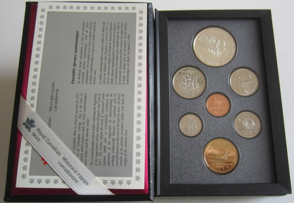 Canada Proof Coin Set 1992 - Mago-Muenzen, 25,00