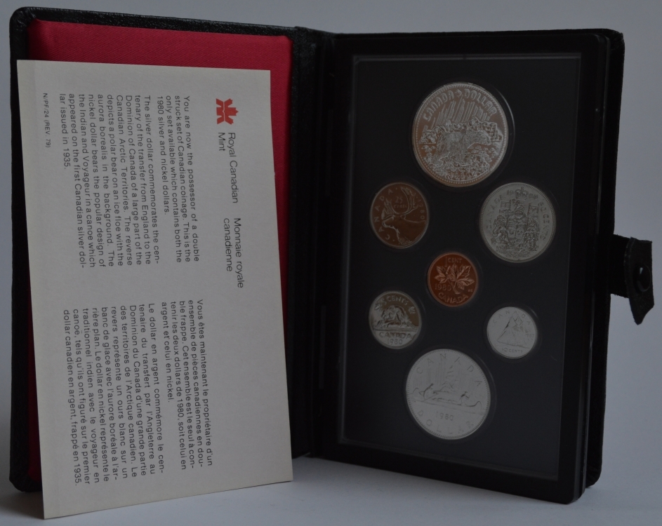 Canada Proof Coin Set 1980 - Mago-Muenzen, 29,00