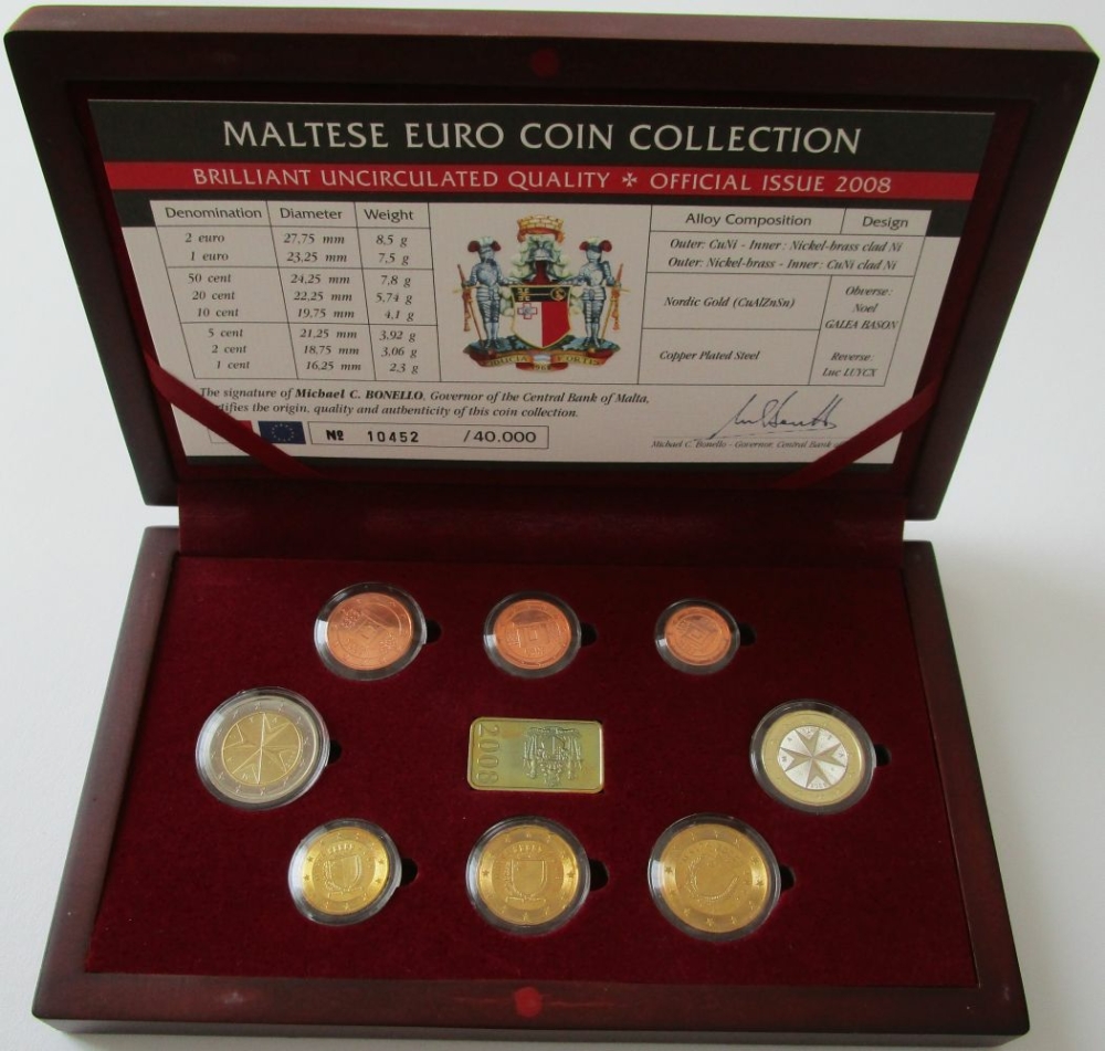 Malta Coin Set 2008 - Mago-Muenzen, 39,00